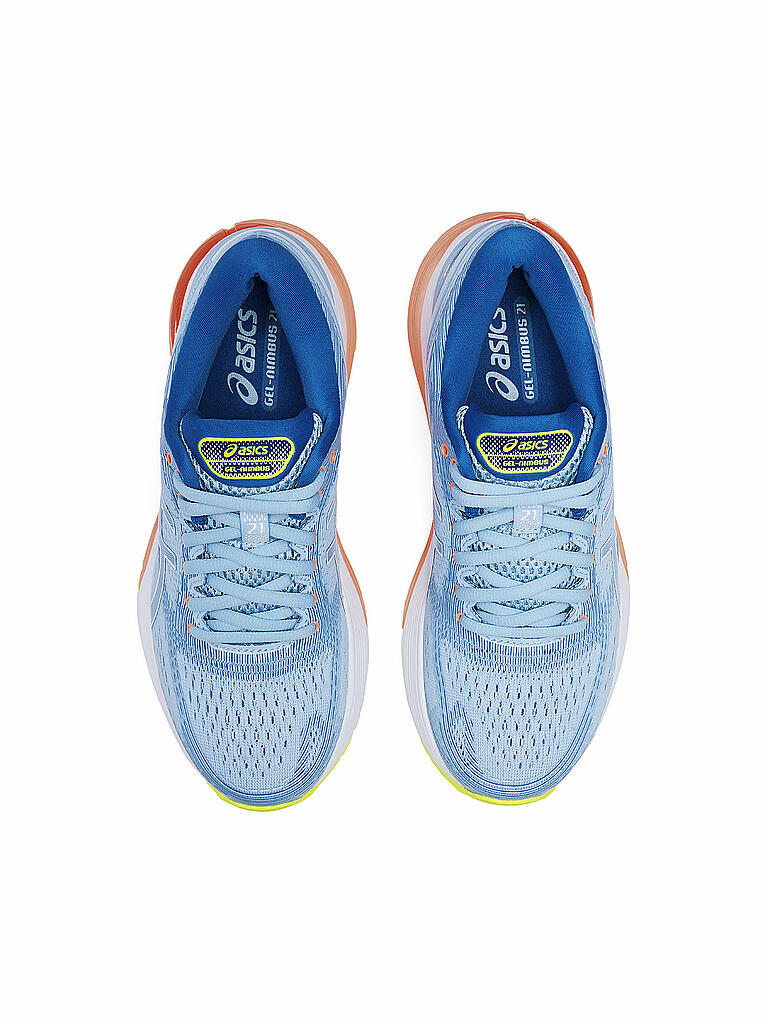 ASICS Damen Laufschuh Gel Nimbus 21 HERITAGE BLUE LAKE DRIVE blau